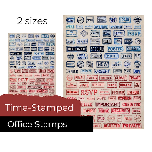 Office Stamp - Etsy UK