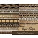 PAPER PATHWAYS PAPERSTRIPS, Paper Strips With Text Numbers & Symbols ...
