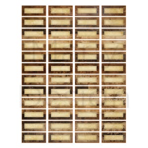 RUSTIC LABELS, Labels for Junk Journaling, Cardmaking, Scrapbooking ...