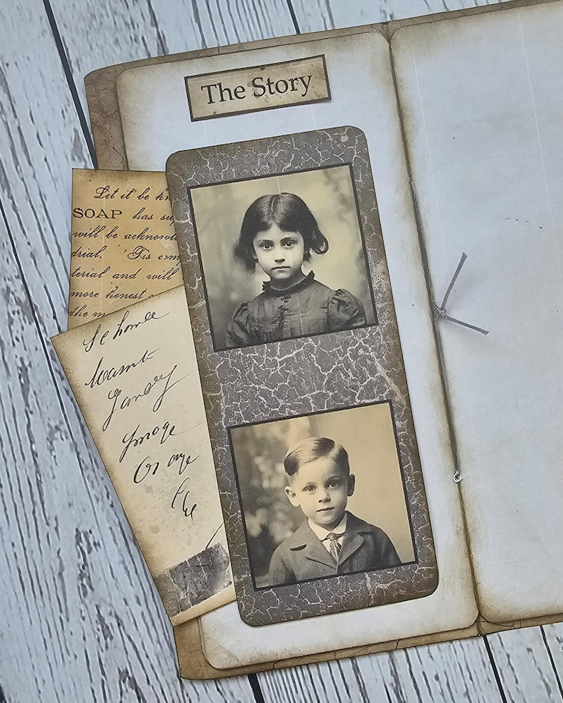 TALL TALES NOTEBOOK Junk Journal Kit, Vintage Printable Notebook With ...