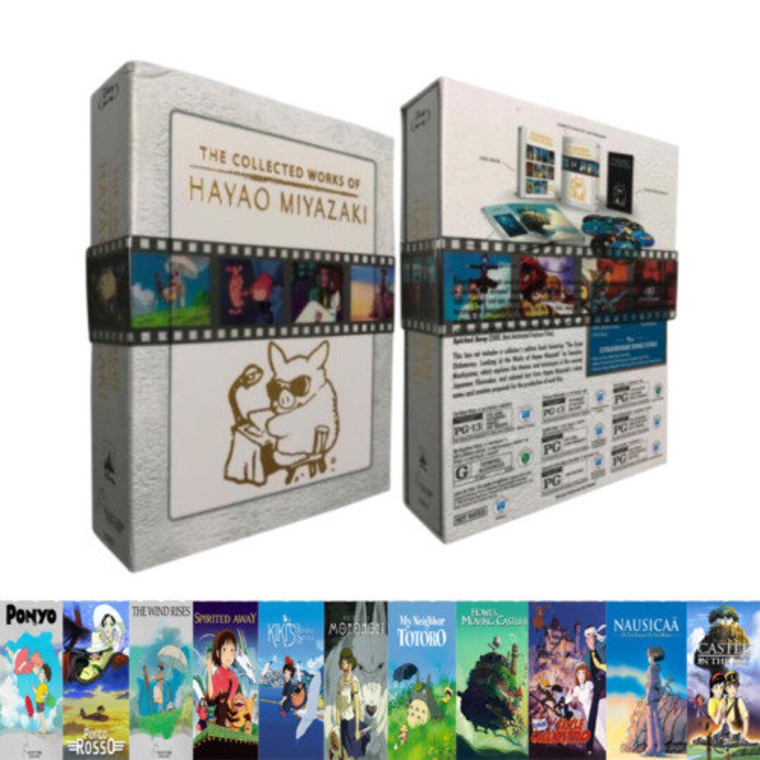 The Complete Collection Works of Hayao Miyazaki Blu-ray Studio Ghibli ...
