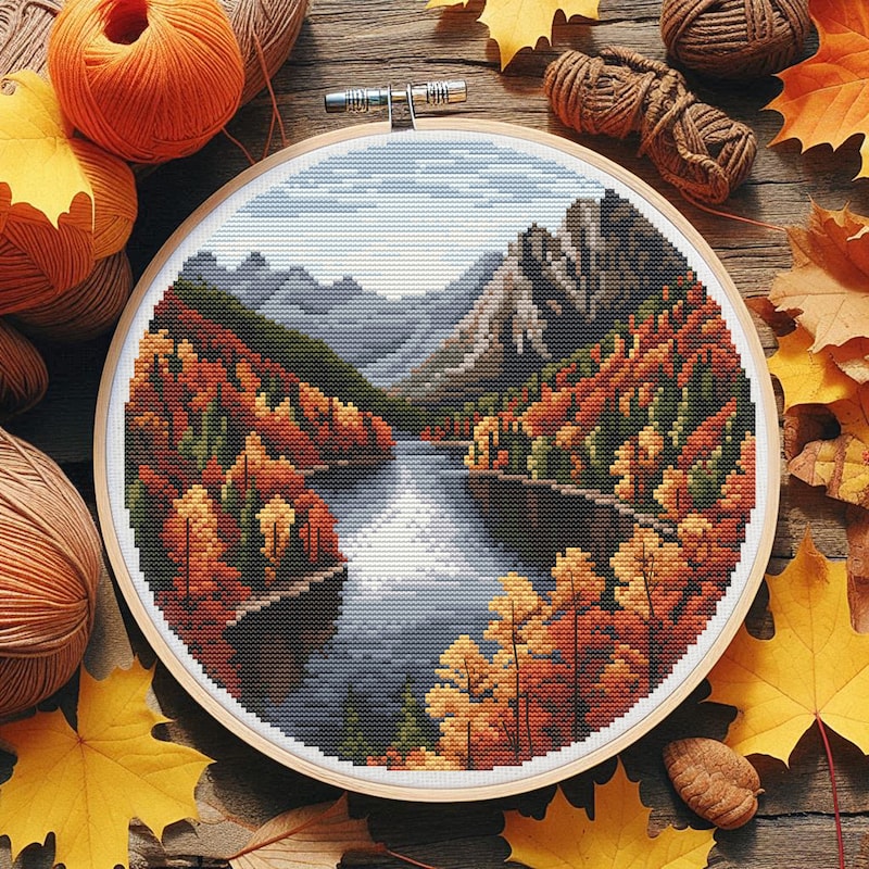 Autumn Cross Stitch Patterns - Etsy