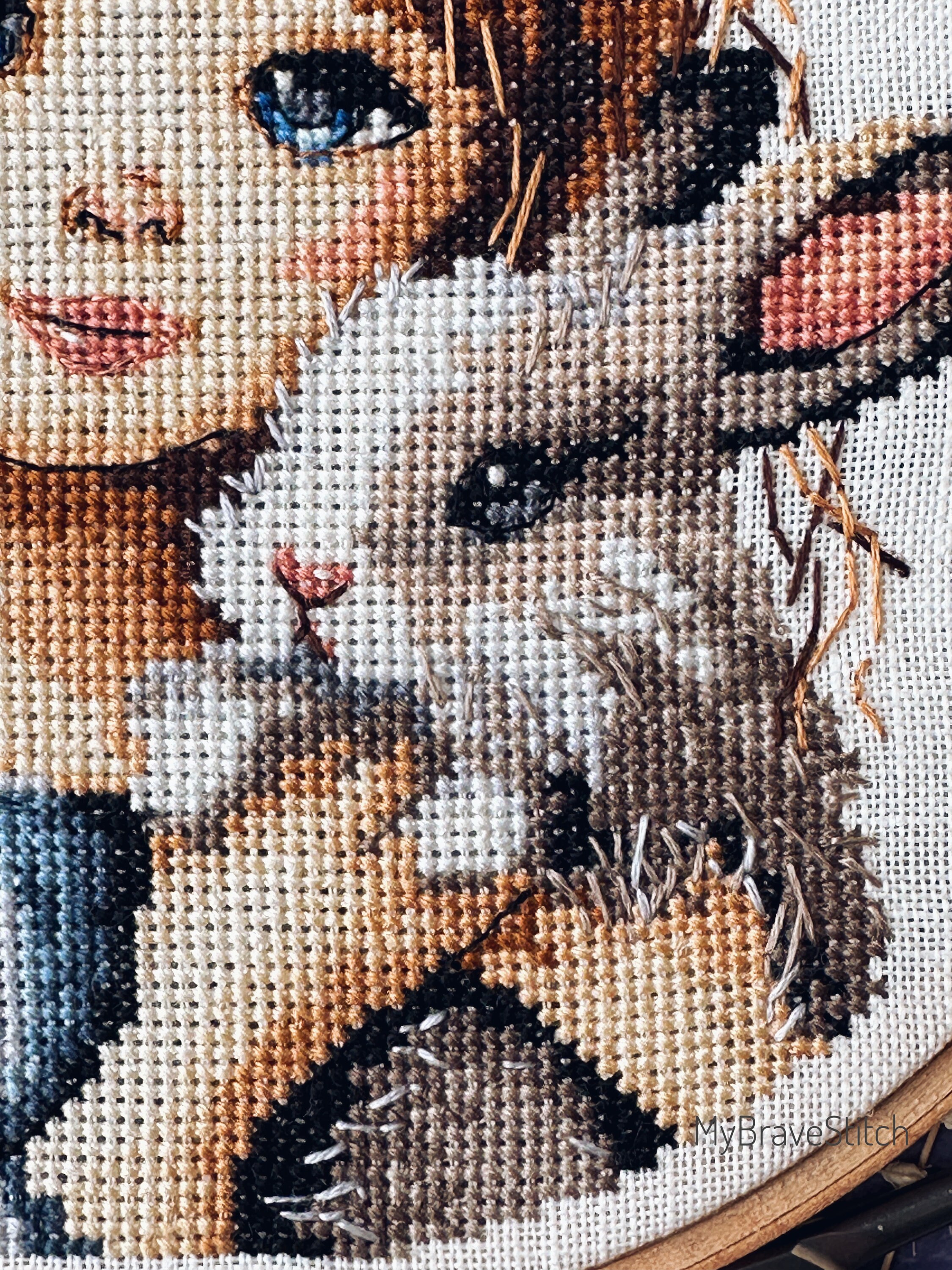 Bunny Girl Cross Stitch Pattern, Rabbit Cross Stitch, Cross Stitch Art ...