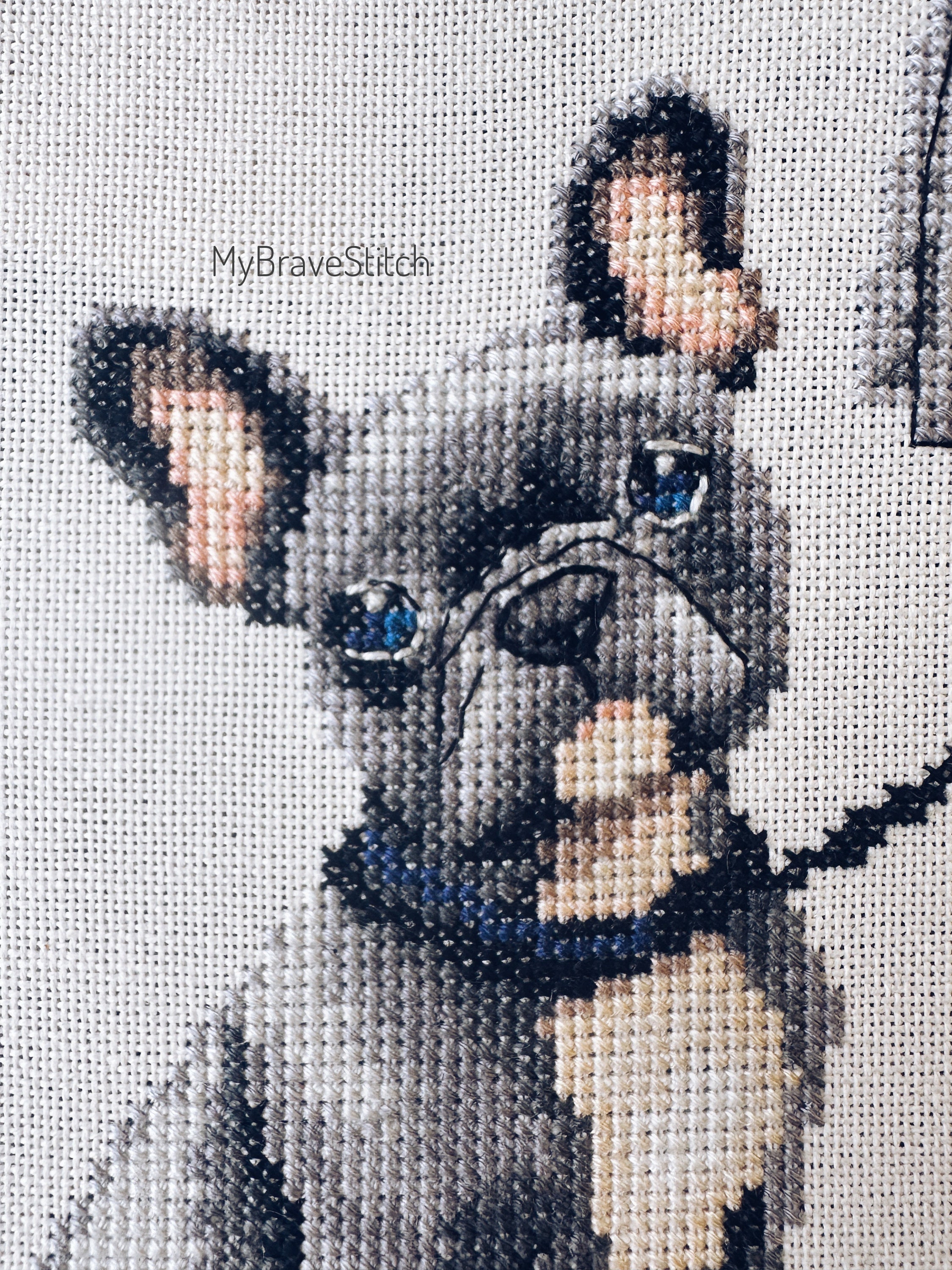 Dog Cross Stitch Pattern French Bulldog Cross Stitch Pattern Dog Mom - Etsy