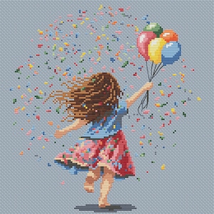 Girl Cross Stitch Pattern, Cross Stitch, Punto De Cruz, Point De Croix ...