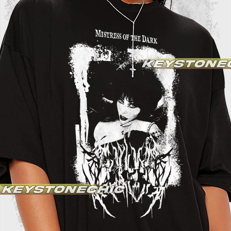Elvira Vintage Tshirt - Etsy UK