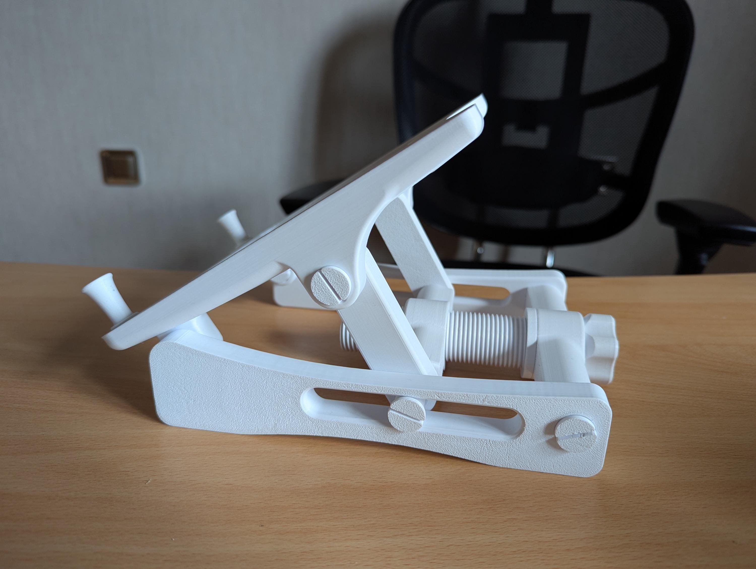 PC Stand Adjustable Angle - STL File, Ergonomical Laptop Support, up to ...