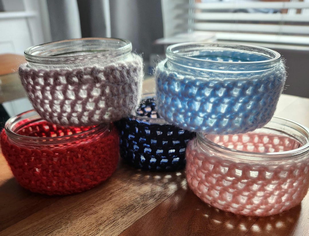 Handmade Crochet Tealight Holders - Etsy