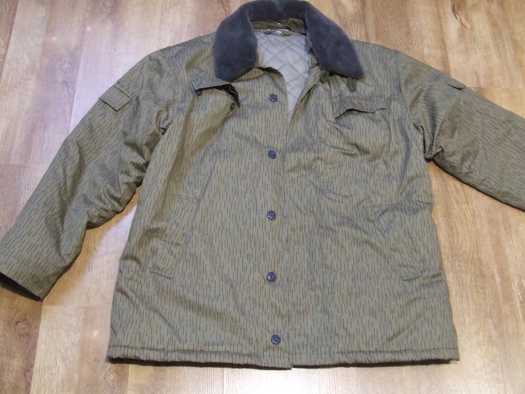 NVA Winter Jacket With an Artificial Fur Collar, Sizes M60, XL/L mil ...