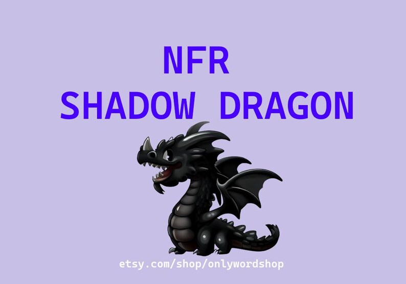 Printable: NFR Shadow Dragon - Etsy