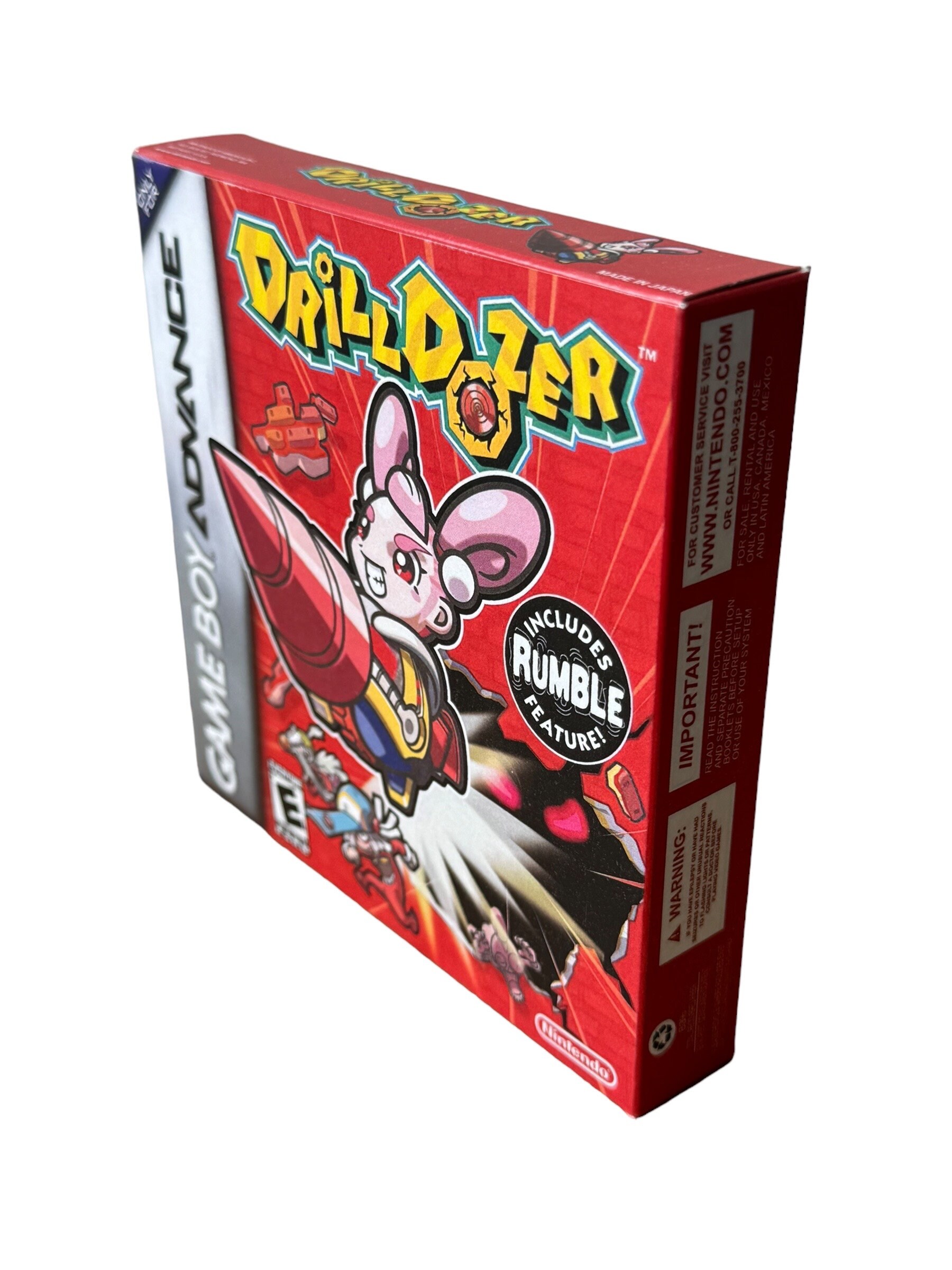 Drill Dozer Box - Gameboy Advance GBA - Etsy