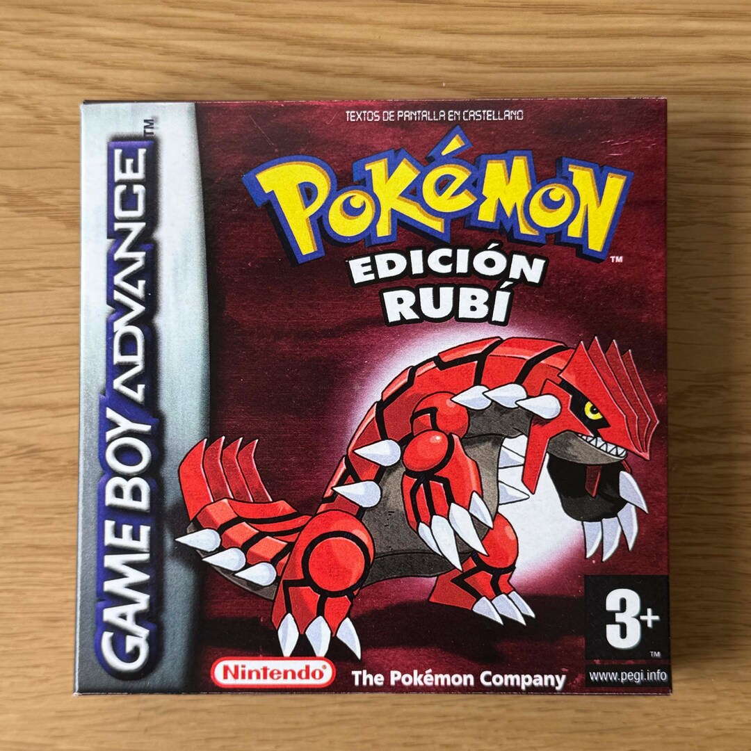 Pokemon Box Ruby Edition Gameboy Advance GBA - Etsy