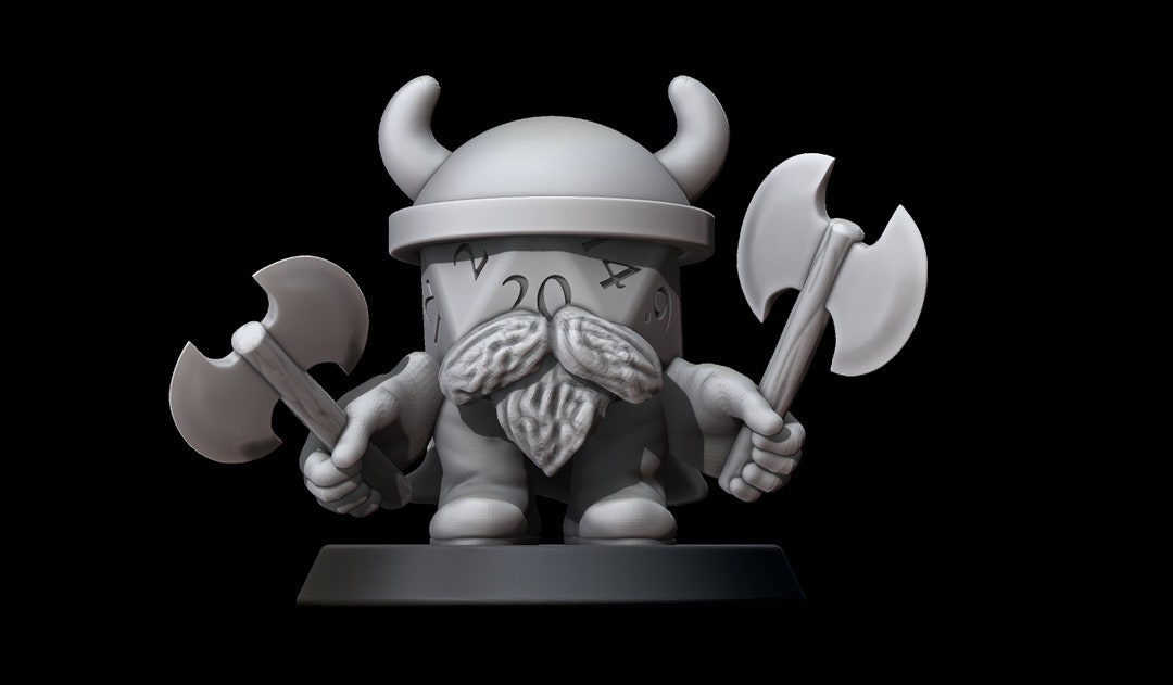D20 Heroes: Barbarian - Minitaurus Official Seller - Etsy
