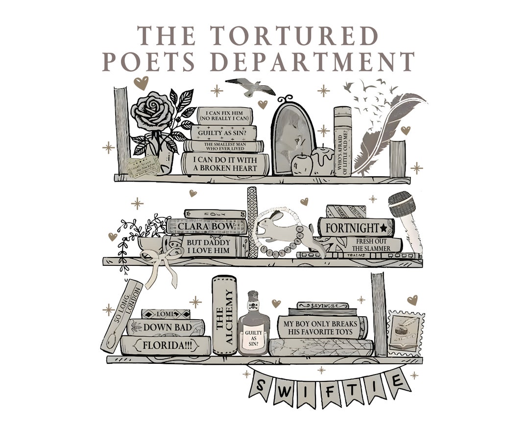 The Tortured Poets Department Png Tswift New Album TTPD Merch Png ...