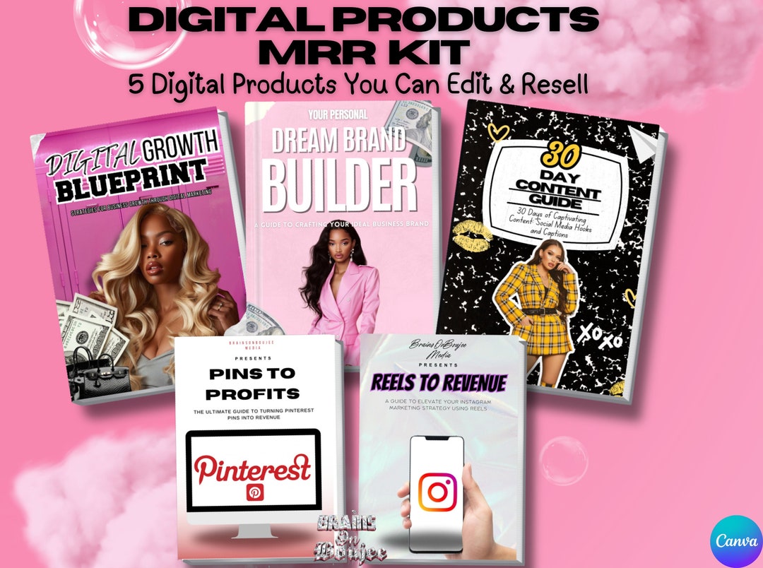 PLR, Digital Marketing Kit, Digital Product Bundle, MRR Ebook Bundle ...