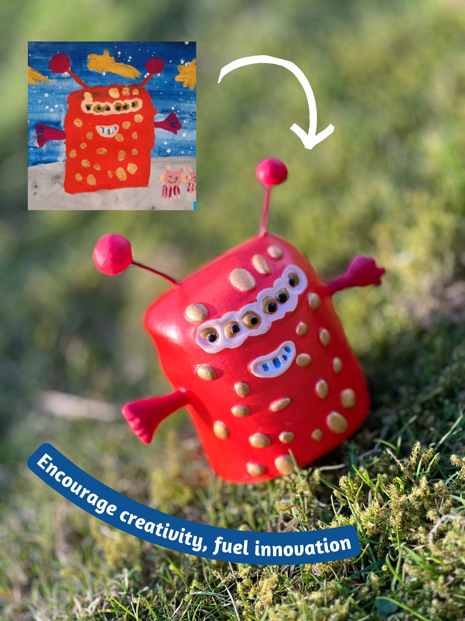 Custom 3D Modelling of Kids' Drawings • Personalised 3D Figurines ...