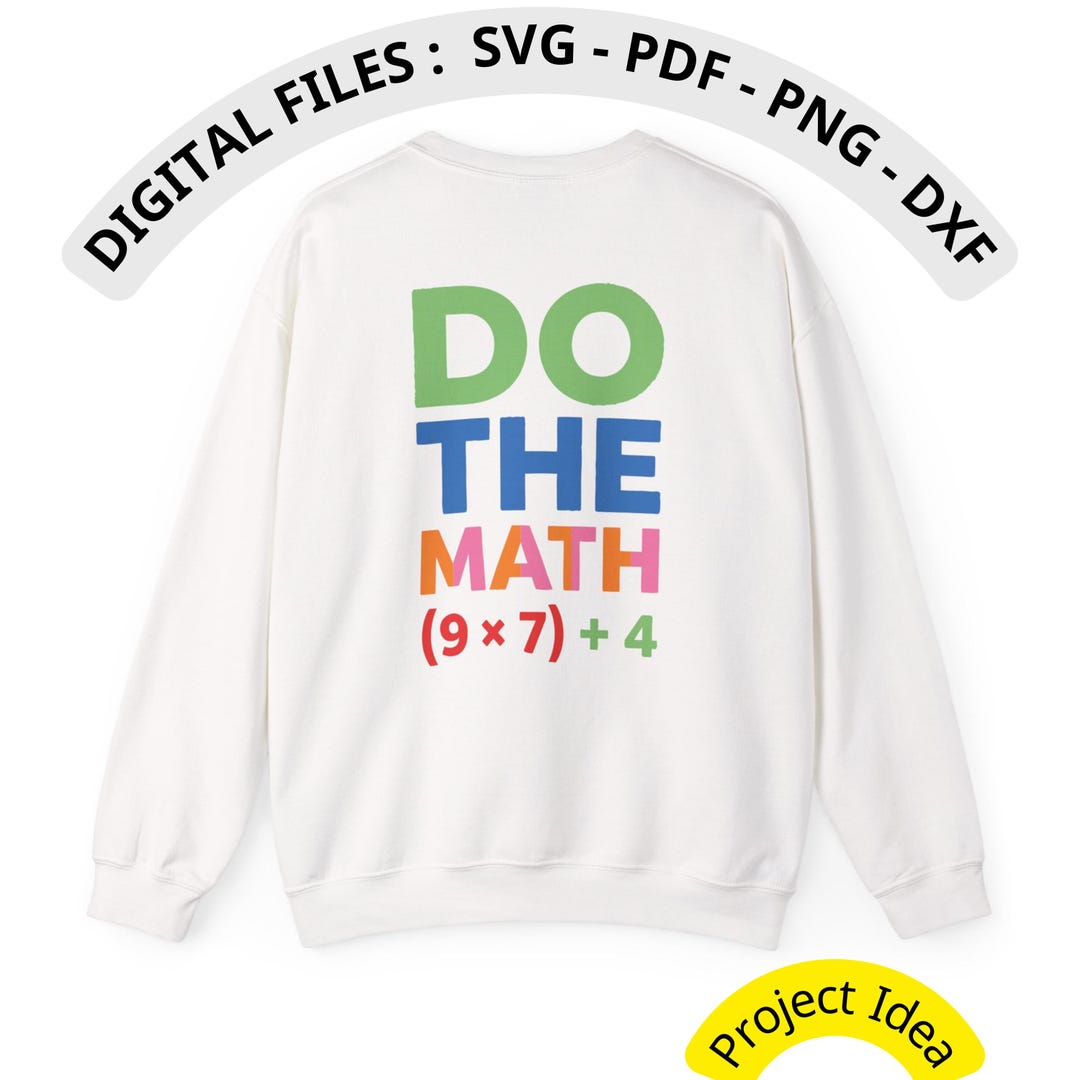 Do the Math SVG, Funny Math Teacher, Multiply Love Add Hope Subtract ...