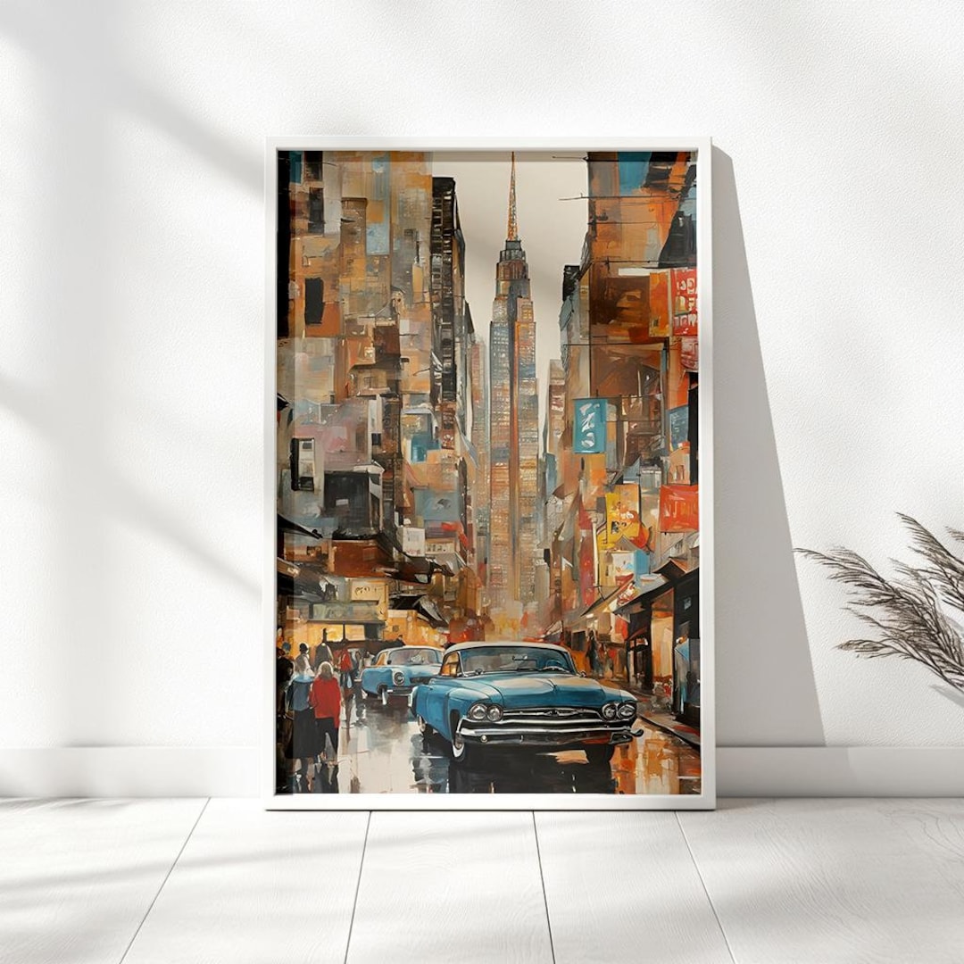 Printable Colorful Collage Art Wall Print, Modern Wall Print for Decor ...