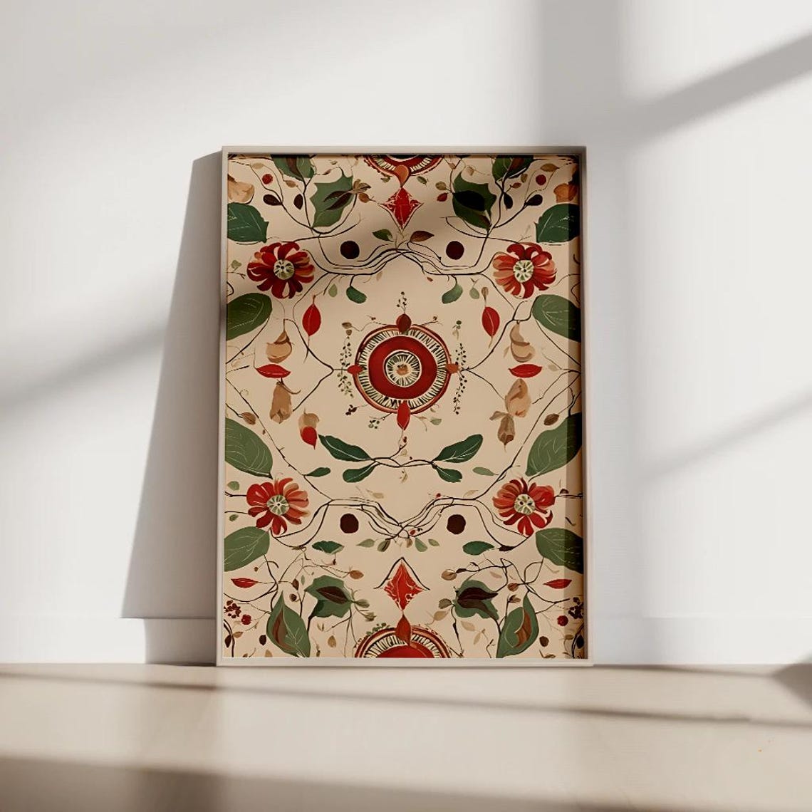 Botanical Rustic Flower Art Print – Nature‑inspired Wall Decor for ...