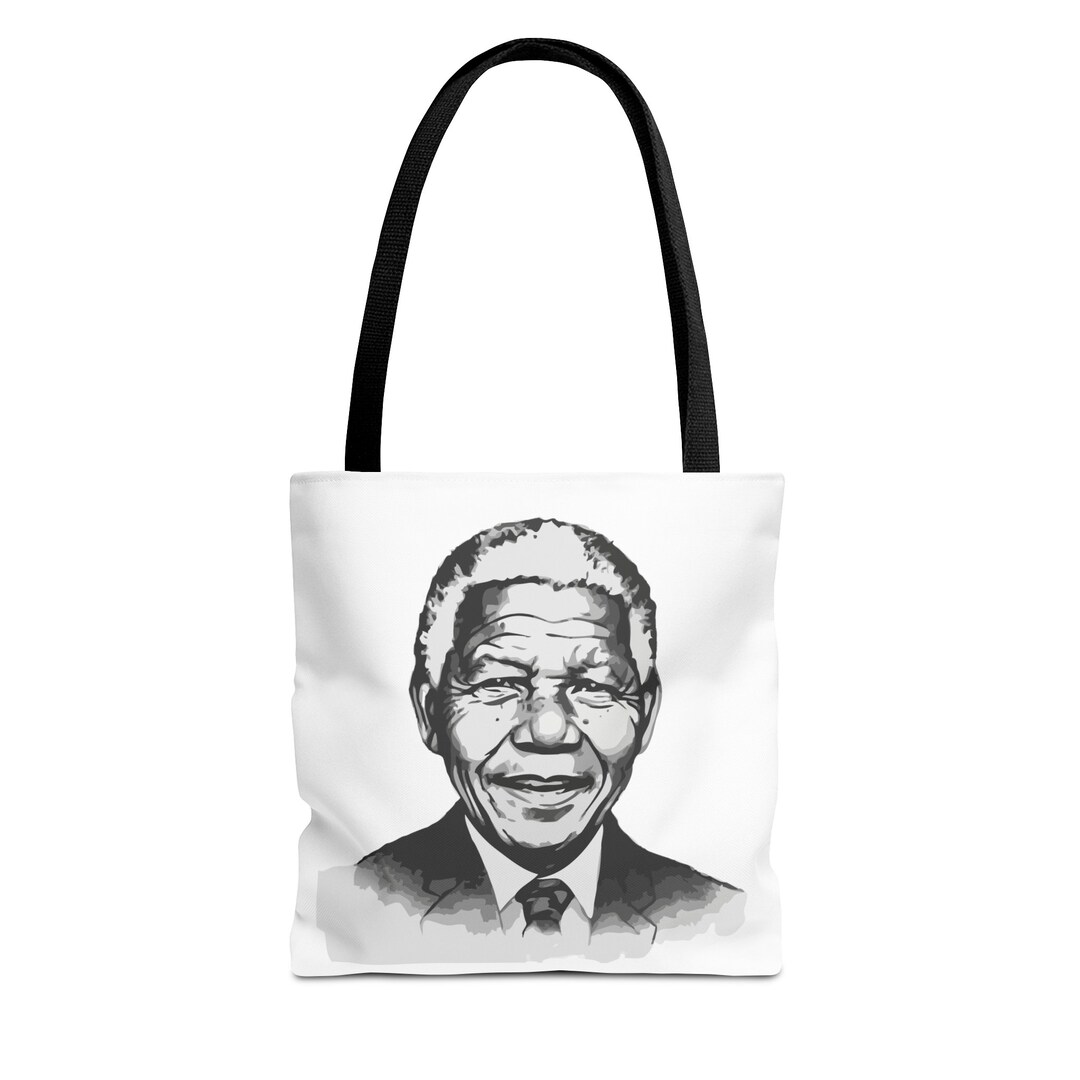 Nelson Mandela Tote Bag, Tote Bag, Nelson Mandela, Mandela,gift For ...
