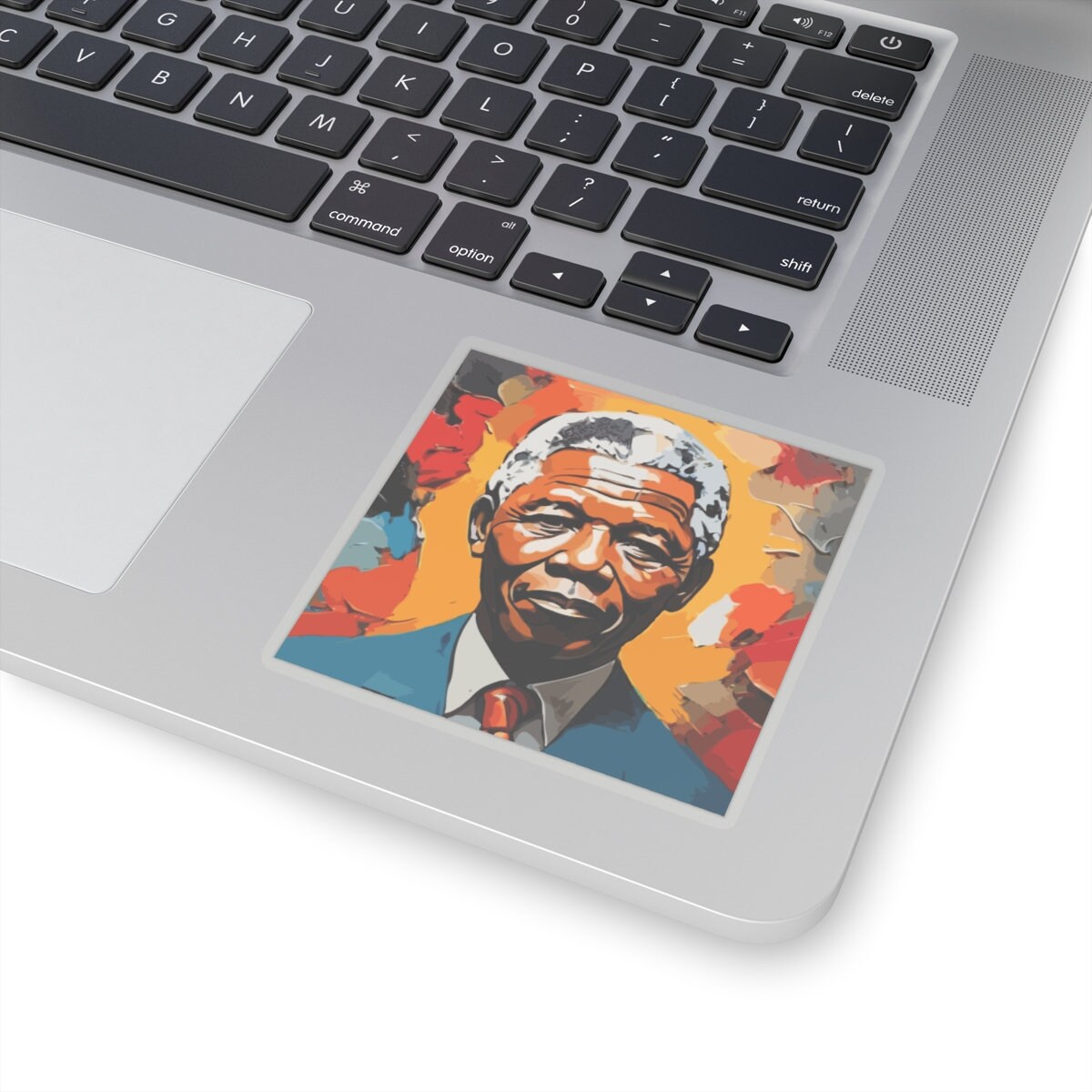 Mandela Kiss-cut Sticker, Nelson Mandela Sticker, South African Sticker ...