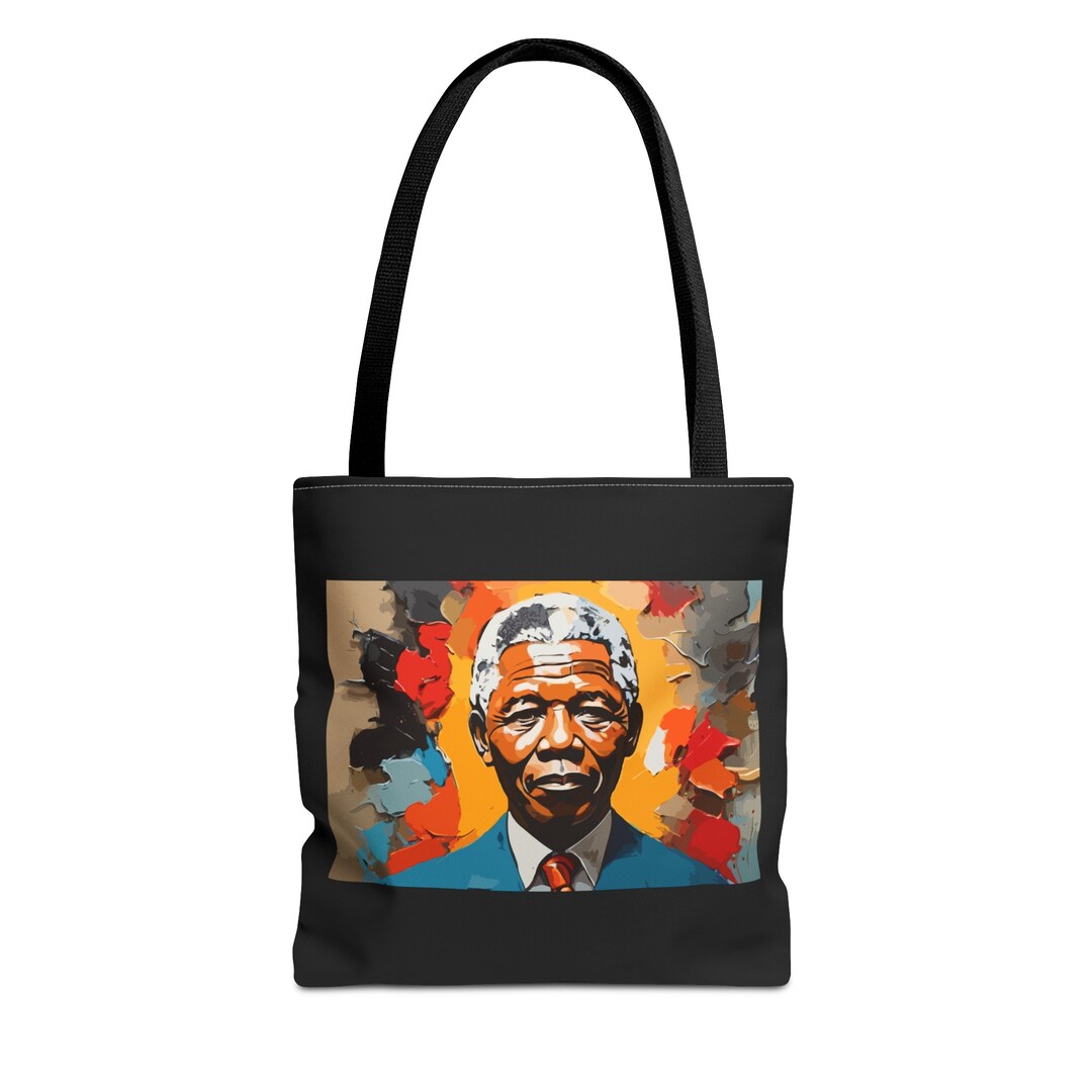 Nelson Mandela Tote Bag, Tote Bag, Nelson Mandela, Mandela,gift For ...