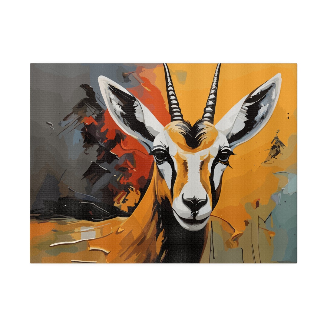 Springbok,deer,buck,african Animals,gift For,gift for Her,housewarming ...
