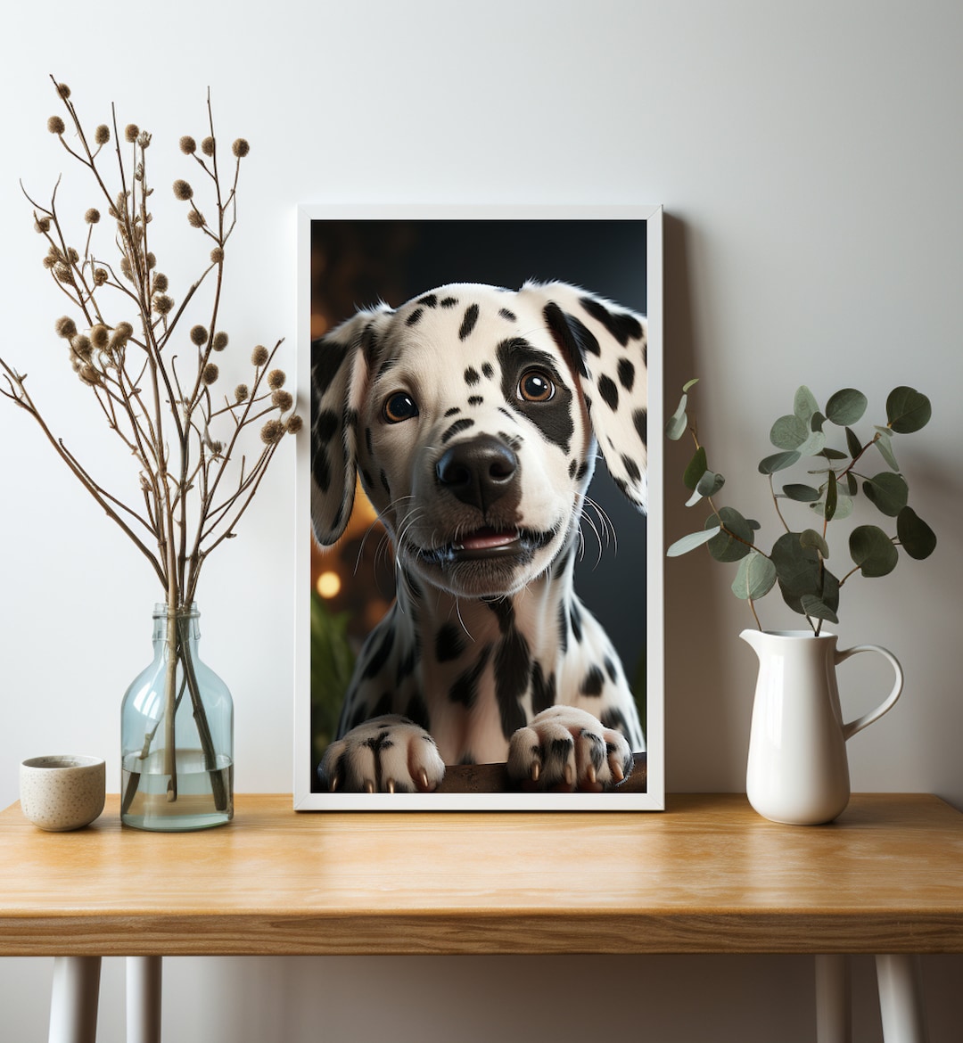 Dalmatian Wall Art Cute,print Wall Art Decor Instant Download 300dpi - Etsy