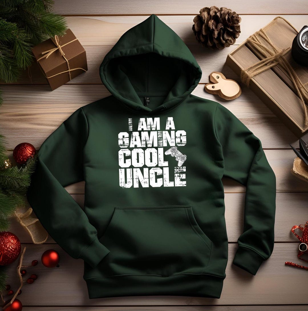 Gamer Text Logo Hoodie, Funny Gaming Sweatshirt, Game Fanatic Gift ...