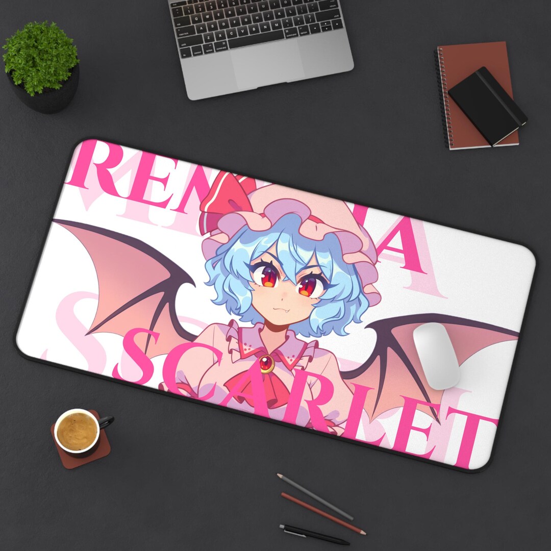 Remilia Scarlet Vampire Girl Desk Mat - Halloween Gaming Desk Pad ...