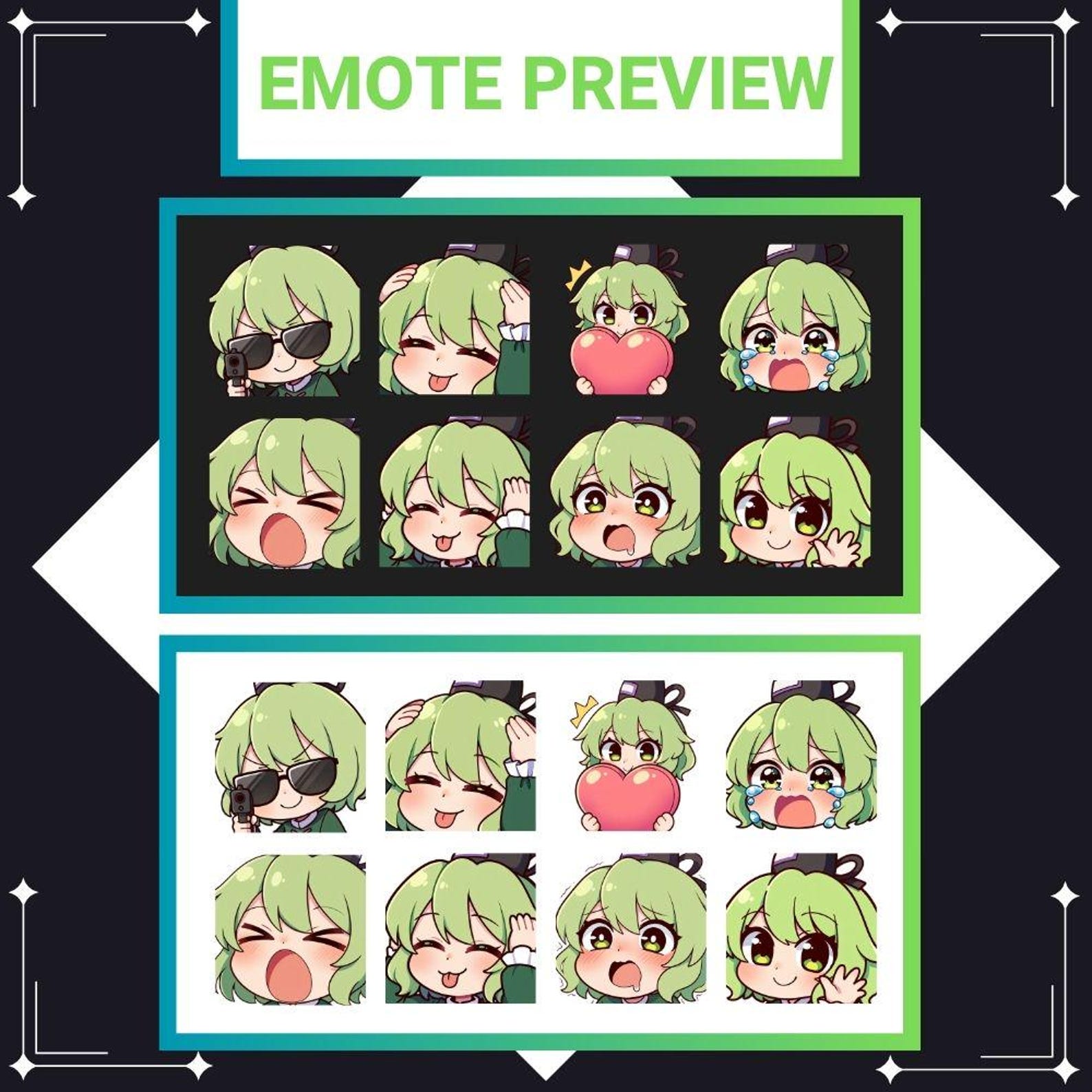 Touhou Tojiko Twitch/yt/discord Emotes Pack (digital Download) - Etsy