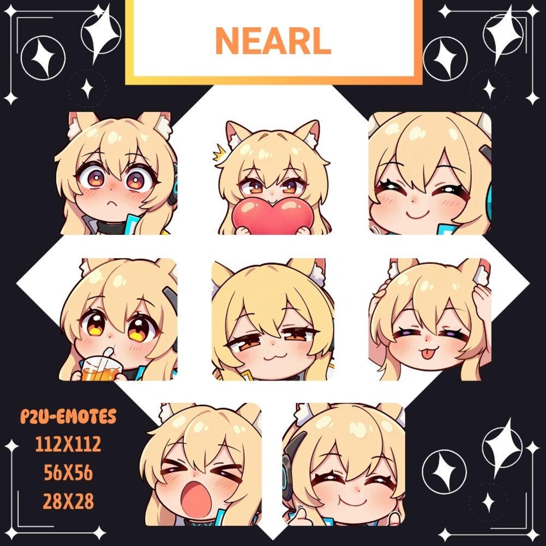 Twitch Emote Pack 8x, Nearl Arknights Radiant Knight, Streaming Assets ...
