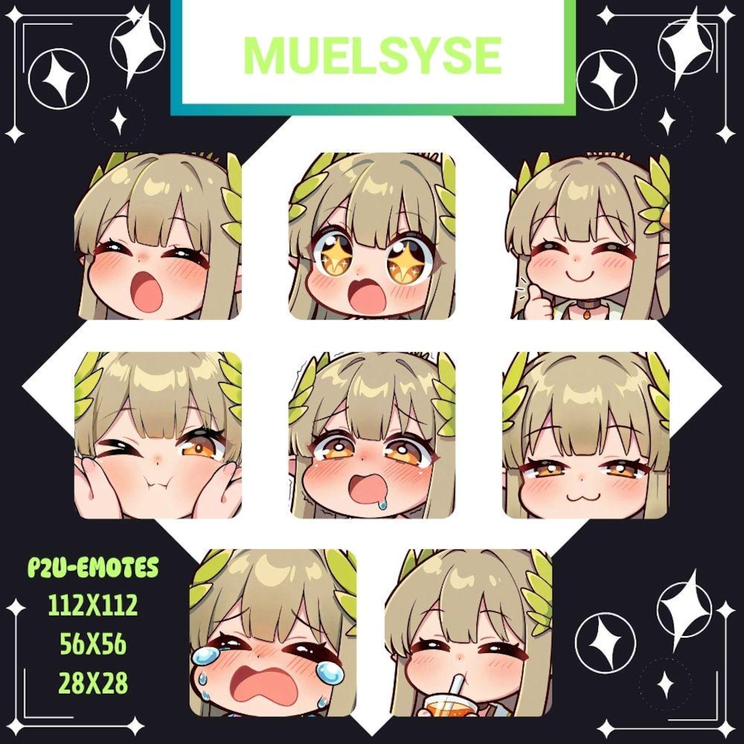 Arknights Twitch Emotes: Muelsyse Emote Pack (digital Download) - Etsy