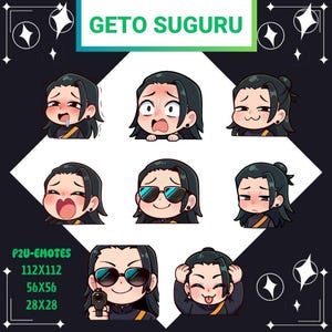 Suguru Geto Emotes - Etsy UK