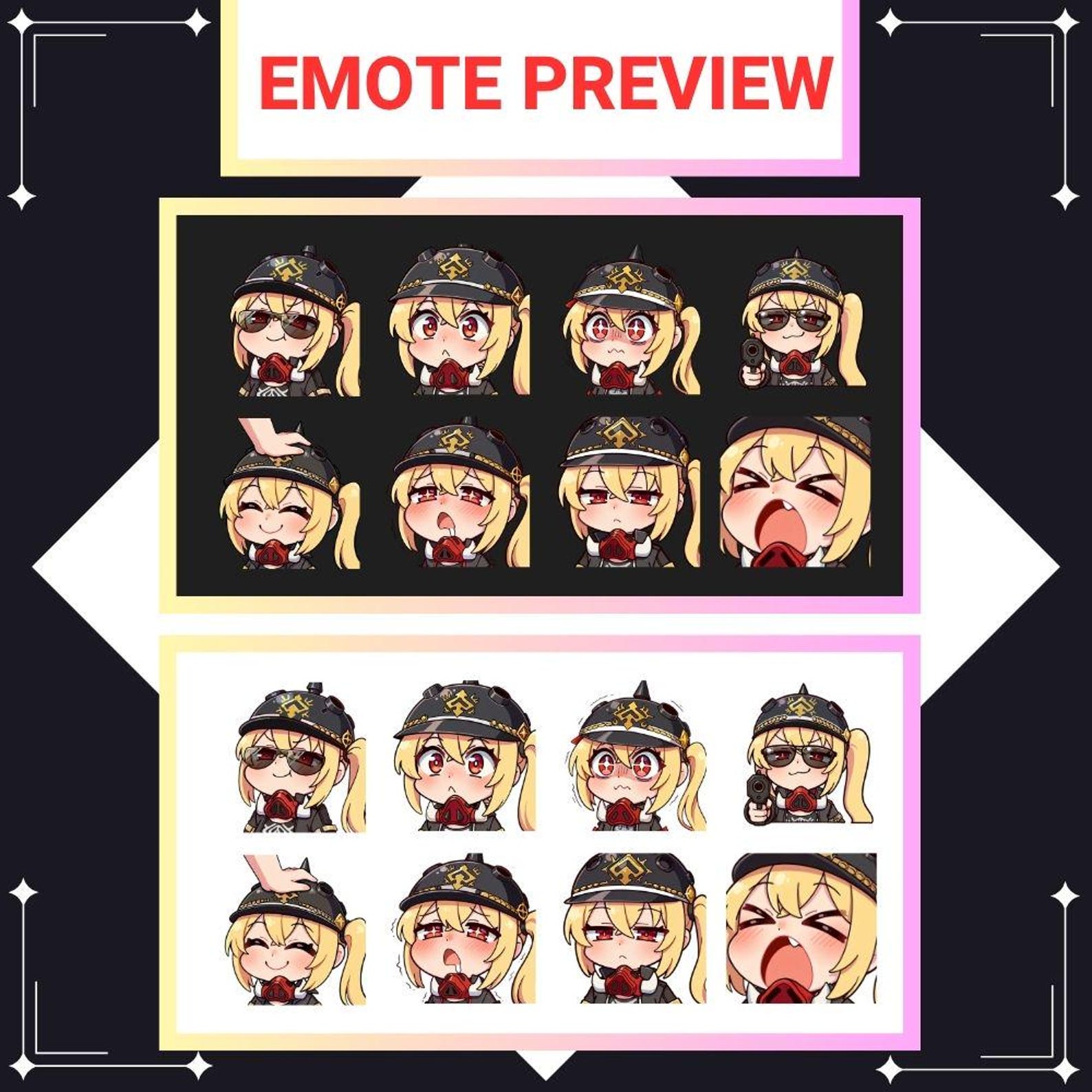 Zenless Zone Lucy Twitch/yt/discord Emotes Pack (digital Download) - Etsy