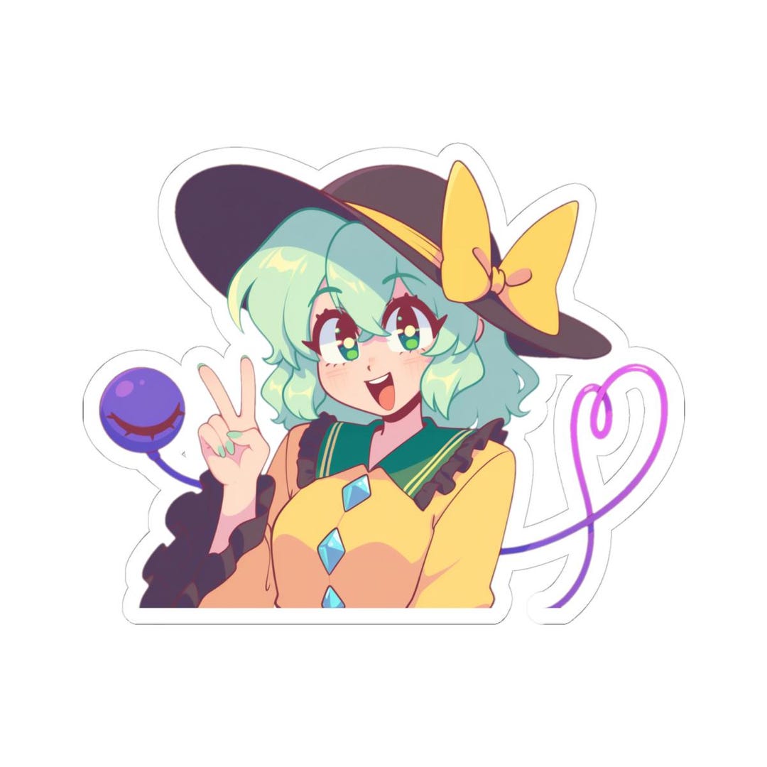 Anime Waifu Sticker Youkai Girl | Anime Stickers | Laptop Stickers ...