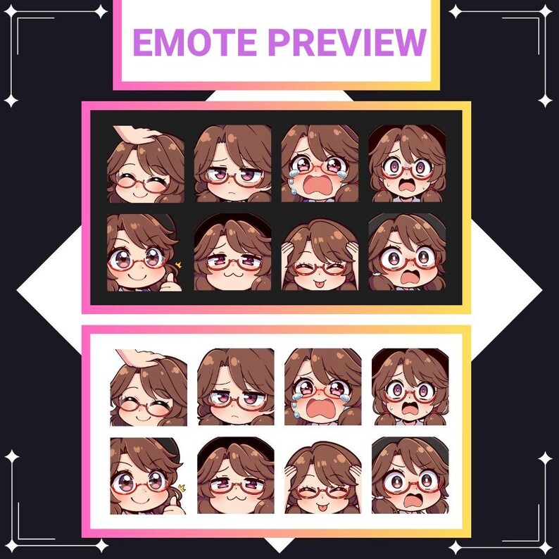 Usami Sumireko Touhou Twitch/yt/discord Emotes Pack (digital Download ...