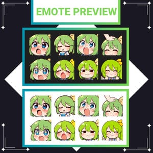 Touhou Daiyousei Twitch/yt/discord Emotes Pack (digital Download) - Etsy