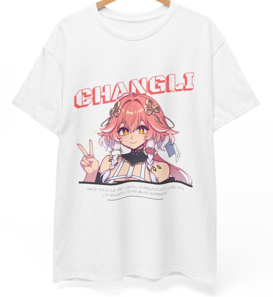 Changli T-shirt | Anime Waifu Clothing | Fan-made | Japanese Streetwear ...