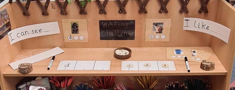 EYFS Resources CVC Writing - Etsy
