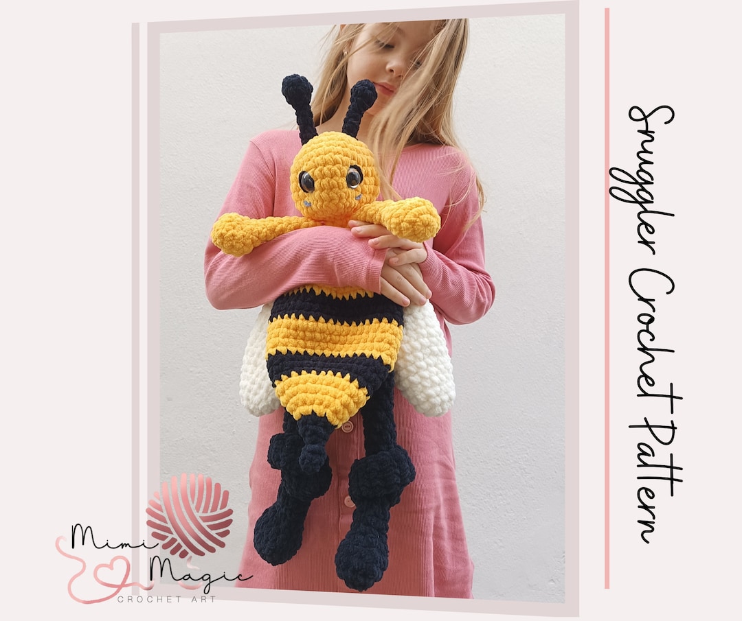 Bee Snuggler Crochet Pattern: Amigurumi Plush Toy (PDF Pattern) - Etsy