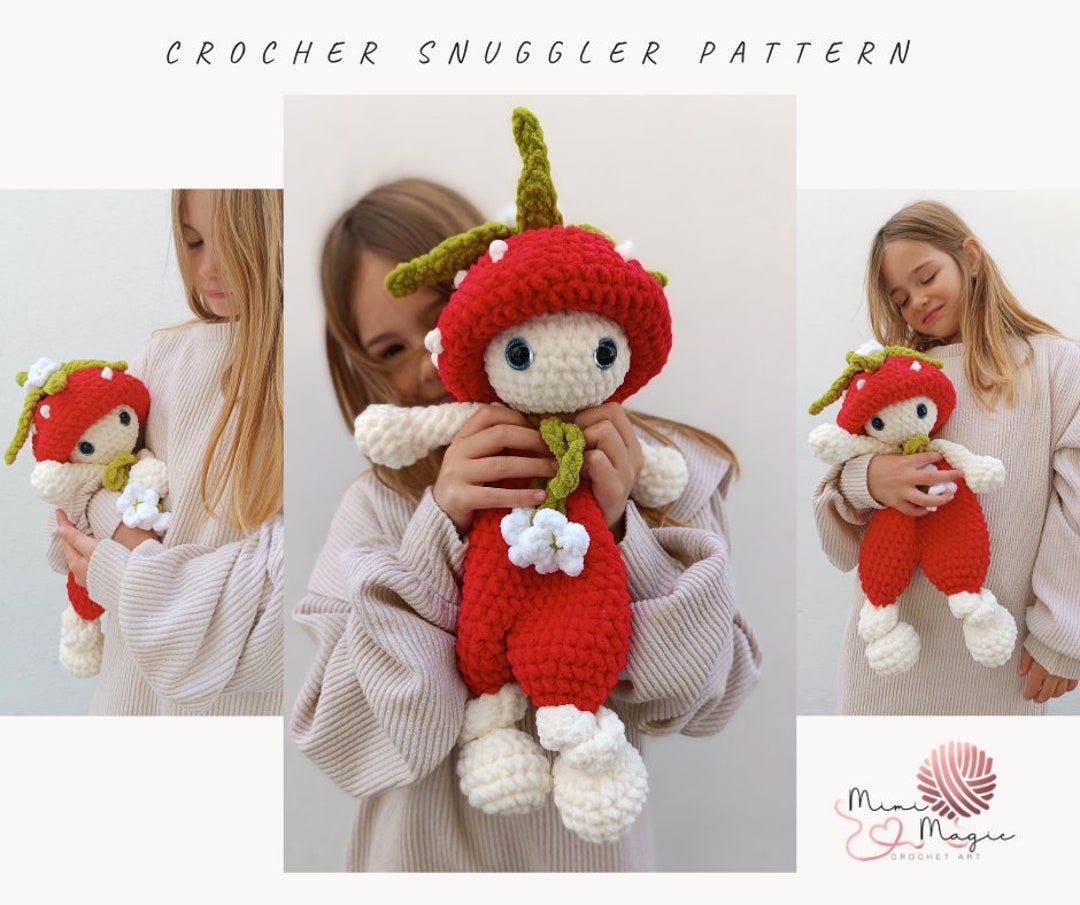 Crochet Pattern Snuggler Doll. Plush Toy Baby. Newborn Lovely Pattern ...