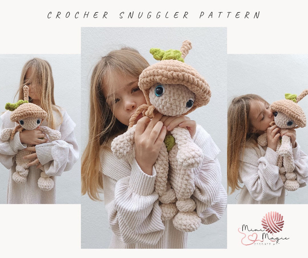 Crochet Pattern Snuggler. Plush Toy for Baby. Newborn Lovely Pattern ...