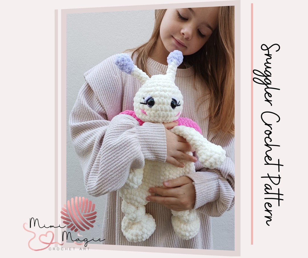 Butterfly Crochet Snuggler Pattern. Lovely Amigurumi Pattern. Girl Gift ...