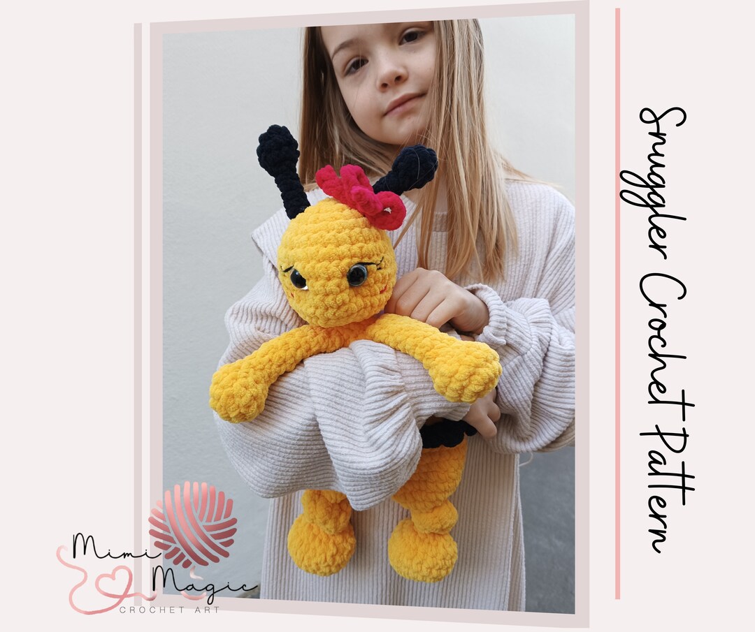 Crochet Bee Snuggler Pattern: Amigurumi Plush Toy (PDF Pattern) - Etsy