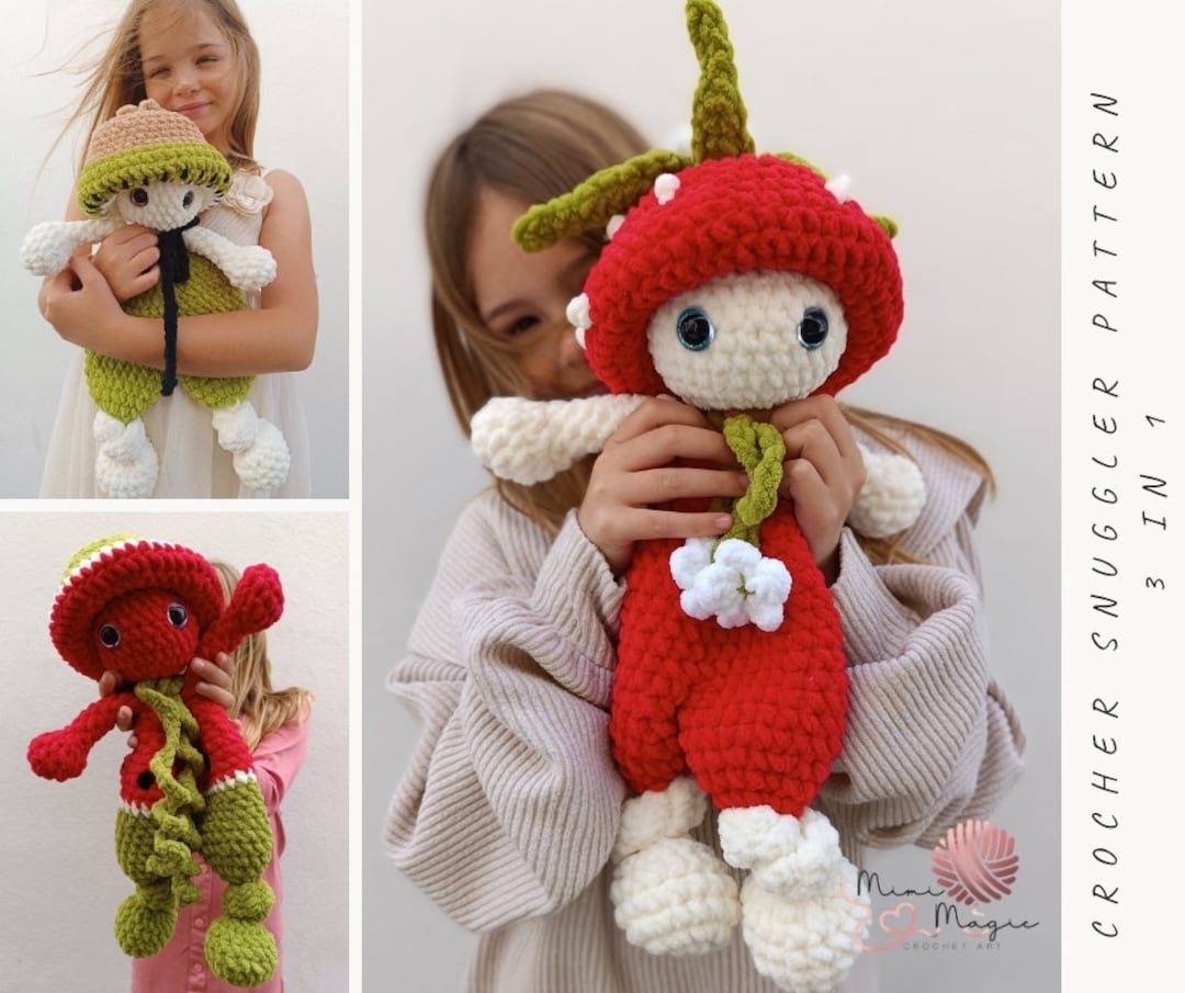 Crochet Pattern Set: Amigurumi Fruit Baby Snugglers (PDF Pattern) - Etsy
