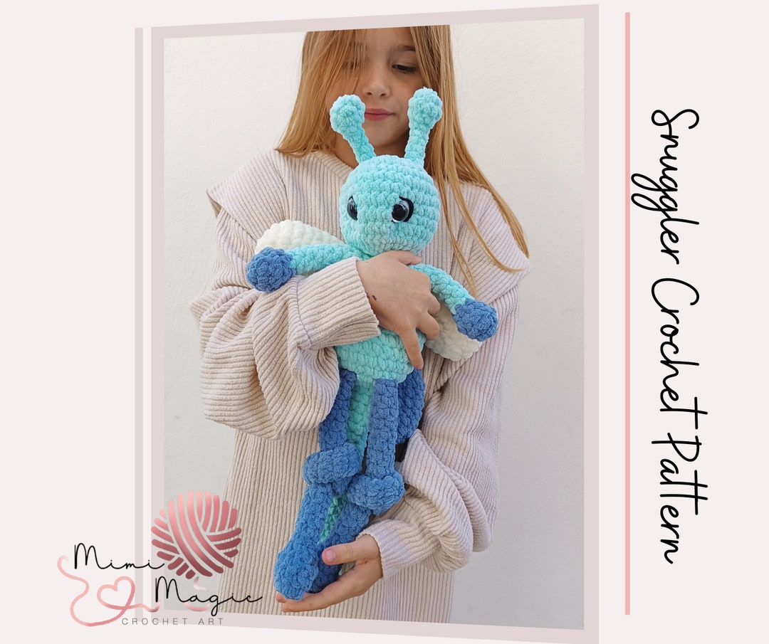 Crochet Snuggler Pattern for Boy. Spring Insect Pattern. Amigurumi ...