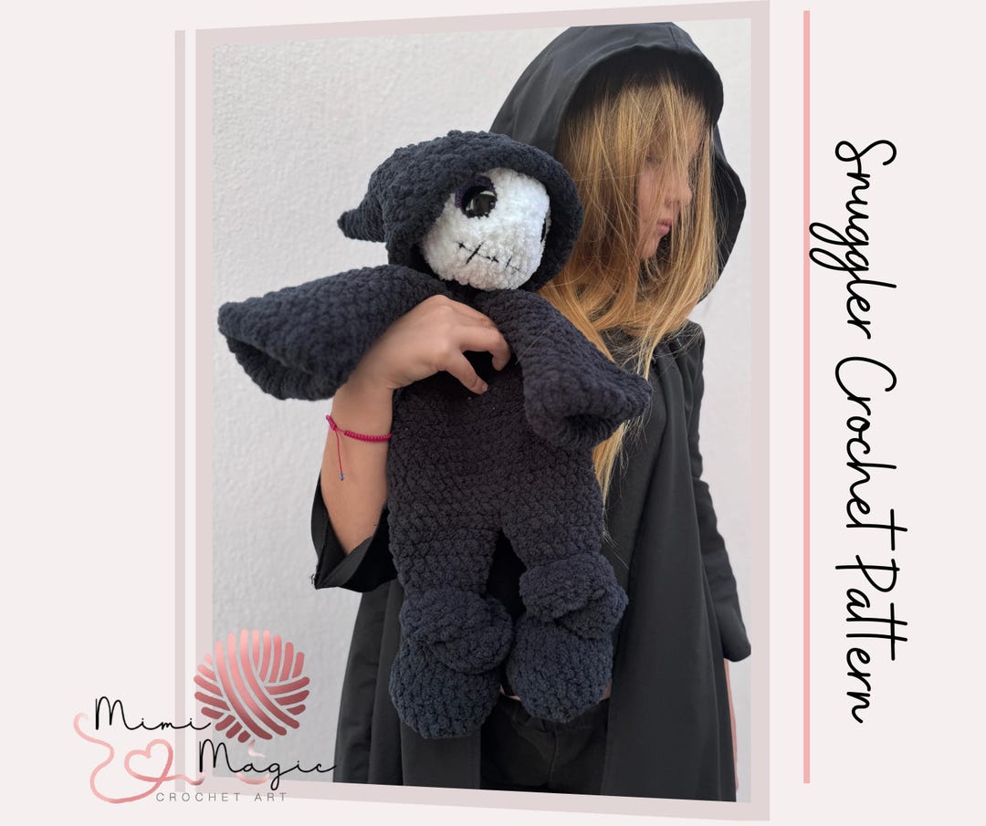 Crochet Grim Reaper Pattern: Easy Halloween Amigurumi Snuggler (PDF ...