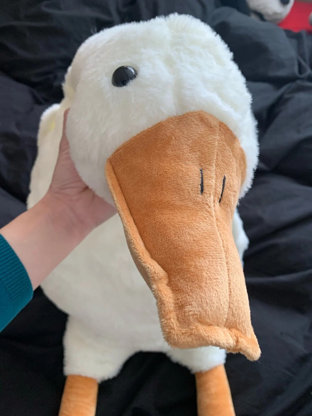 Goose Stuffed Animal Giant Duck Doll Goose Plush Toy Soft Stuffed ...