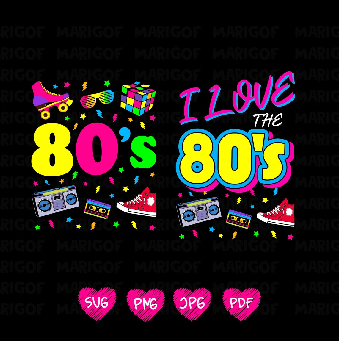 I Love the 80s Svg Png, Eighties Svg, 80s Birthday Retro Svg, 80s Retro ...